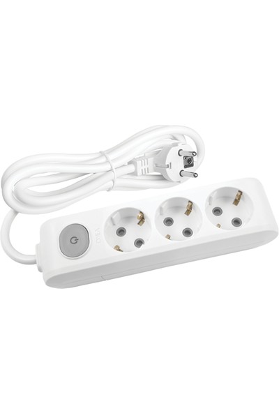 Viko Multi-Let 3'lü Anahtarlı Grup Priz 3 Metre