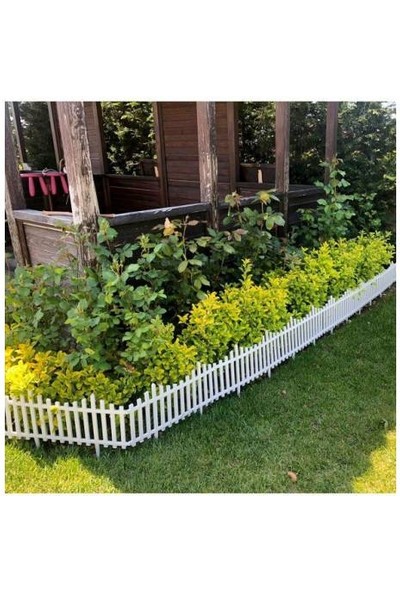 Muba Dekoratif Plastik Bahçe Çiti Peyzaj Koruma Kırılmaz Bahçe Çiti 8'li 4.8 Metre Muba Dekoratif Plastik Bahçe Çiti Peyzaj Koruma Kırılmaz Bahçe Çiti 8'li 4.8 Metre