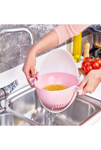 Çift Katlı Mutfak Süzgeçi-