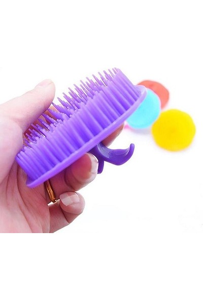 Polenplus Tarak Saç Masaj ve Yıkama Tarağı Silikon