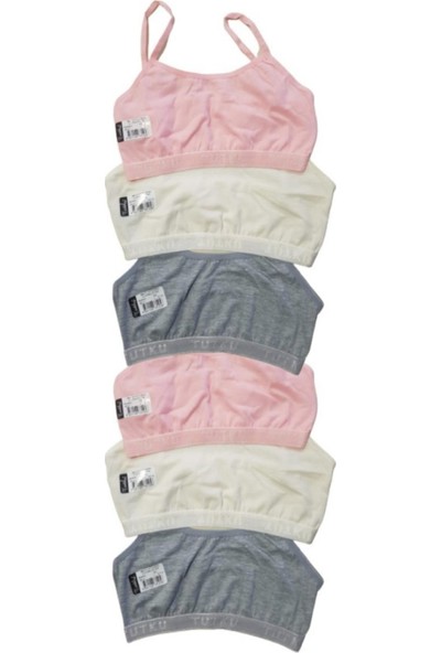 Tutku Tutku 6'lı Paket Ip Askılı Büstiyer 0844