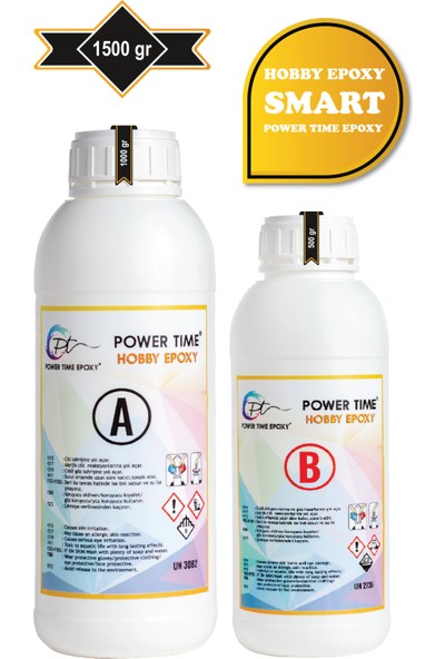 Power Time Epoxy Hobby Epoxy Smart/ Hobi Epoksi Reçine Şeffaf Ince Döküm Power Time Epoxy Hobby Epoxy Smart/ Hobi Epoksi Reçine Şeffaf Ince Döküm