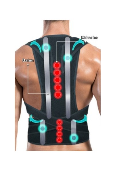 Ankaflex Ortopedik Dik Durus Kamburluq Önleyici Duruş Düzelten Korse Omuz Sırt Bel Korsesi Sporcu Korses
