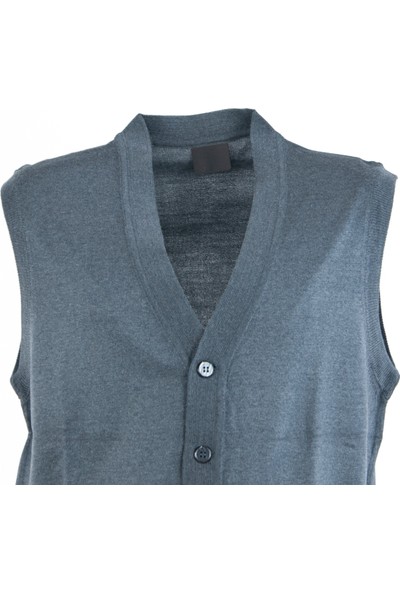 Oppland Erkek Baba Yeleği Önden Zarif Düğmeli ve Klasik Çift Cepli