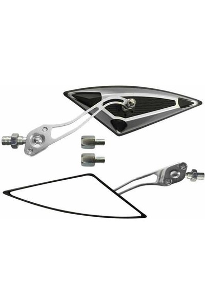 Monero Gri Siyah Üçgen Modif Ayna