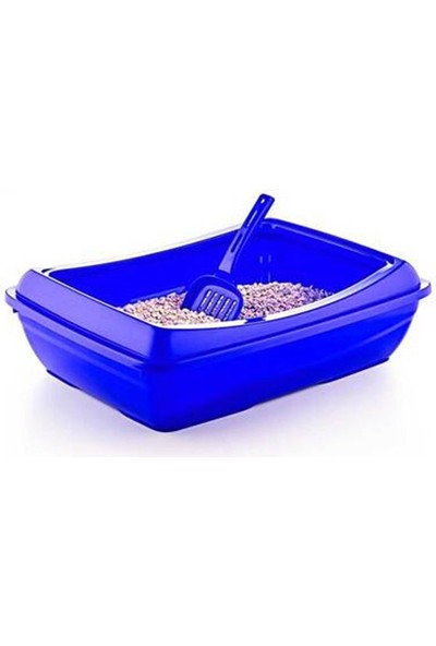 Brezza Açık Kedi Tuvaleti Mavi 49X37.5X15 cm Brezza Açık Kedi Tuvaleti Mavi 49X37.5X15 cm