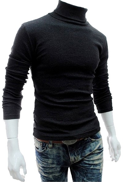 Vandor Girls Erkek Uzun Kollu Balıkçı Yaka Jumper Ince Gömlek (Yurt Dışından)