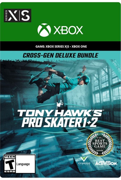 Tony Hawk's™ Pro Skater™ 1 + 2 - Cross-Gen Deluxe Paketi Xbox Series X|S & Xbox One Oyun Tony Hawk's™ Pro Skater™ 1 + 2 - Cross-Gen Deluxe Paketi Xbox Series X|S & Xbox One Oyun