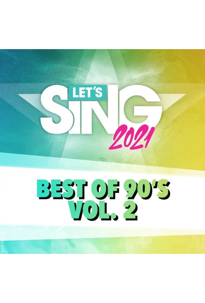Let's Sing 2021 - Best Of 90's Vol. 2 Song Pack Xbox Series X|s & Xbox One Oyun Let's Sing 2021 - Best Of 90's Vol. 2 Song Pack Xbox Series X|s & Xbox One Oyun