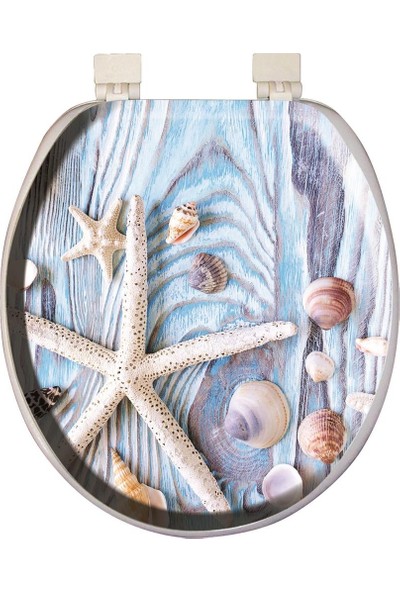 Alper Banyo 6075 - Classic Desenli Süngerli Klozet Kapağı