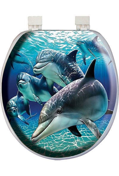 Alper Banyo 1195 - Classic Desenli Süngerli Klozet Kapağı