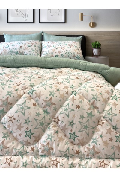 Alla Turca Lux Uyku Seti- Çift Kişilik Lastikli Çarşaflı 4 Yastık Kılıflı Alla Turca Lux Uyku Seti- Çift Kişilik Lastikli Çarşaflı 4 Yastık Kılıflı