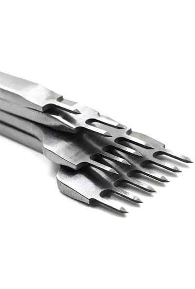 Dopar Çapraz Delgi Çatal Zımba 4 Adet Deri El Aletleri Dopar Çapraz Delgi Çatal Zımba 4 Adet Deri El Aletleri