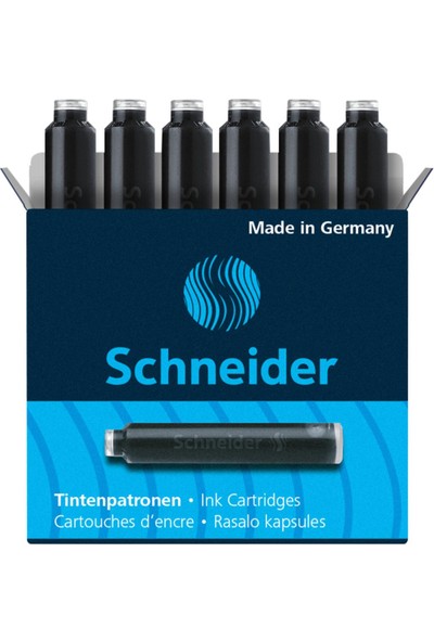 Schneider Dolma Kalem Kartuşu 6 Lı Paket Schneider Dolma Kalem Kartuşu 6 Lı Paket