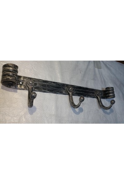 Met Metal Ferforje 3'lü Duvar Askısı