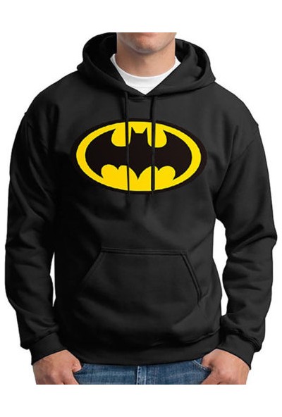 Vandor Girls Erkek Superman Batman Hoodie Uzun Kollu Kapşonlu Sweatshirt (Yurt Dışından)