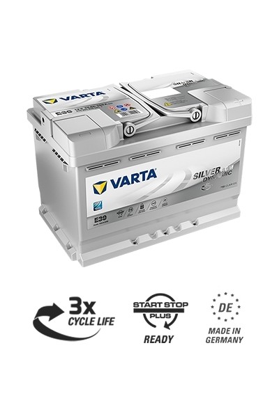 Varta E39 12V 70Ah Start Stop Agm Akü ( Üretim Yılı: 2021 ) Varta E39 12V 70Ah Start Stop Agm Akü ( Üretim Yılı: 2021 )