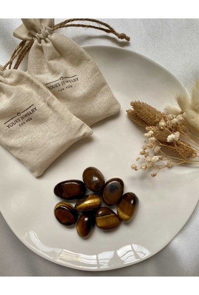 Youes Jewelry Kaplan Gözü Doğal Taş (Kuvvet Taşı)