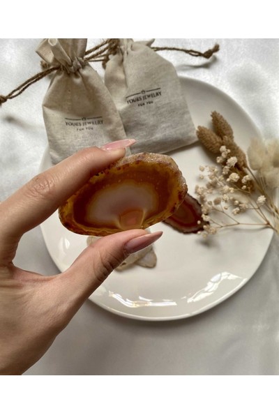 Youes Jewelry Akik Taşı Doğal Taş ( Stres Taşı)