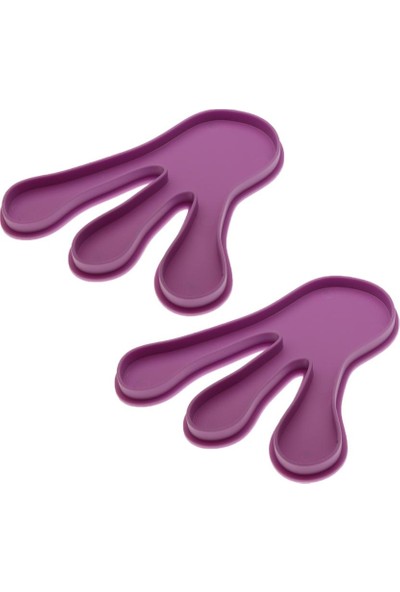 2 Adet Sürüngen Gıda Besleme Bulaşık Su Kase Kaplumbağa Kertenkele Örümcek Geckos 08 Küçük Kurbağa Ayak Izi (Yurt Dışından)