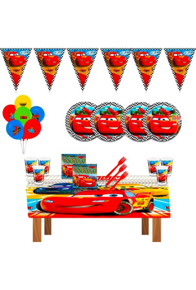 Şimşek Mcqueen Cars Arabalar Doğum Günü Parti Süsleri Süsleme Seti Şimşek Mcqueen Cars Arabalar Doğum Günü Parti Süsleri Süsleme Seti