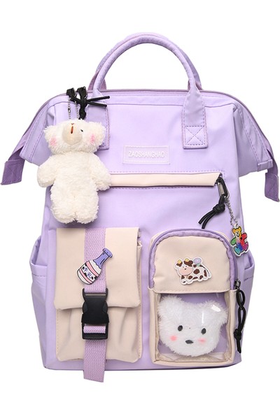 Açık Öğrenci Mor Için Okul Çantaları Kapasite Sevimli Hırsızlık Bölmesi Mor Açık Öğrenci Mor Için Okul Çantaları Kapasite Sevimli Hırsızlık Bölmesi Mor