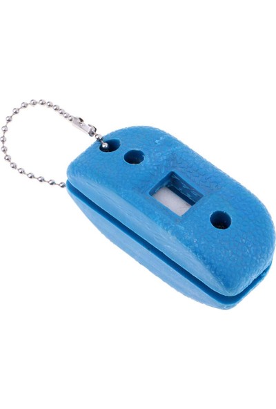 Buz Kalemtıraşı Paten Şekil Bileme Yağlıstaşı Aracı Kiti W / Çanta Yeni Mavi