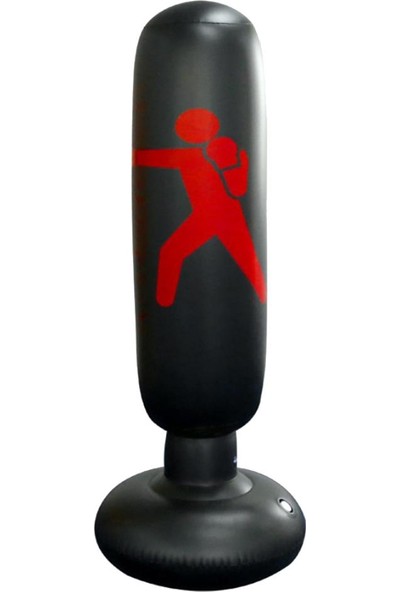 63 Inç Şişme Boks Zımbalama Çanta Yetişkin Çocuklar Kum Torbası Spor Siyah 63 Inç Şişme Boks Zımbalama Çanta Yetişkin Çocuklar Kum Torbası Spor Siyah