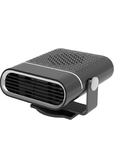Taşınabilir Araba Isıtıcı Hızlı Bir Şekilde Buz Çözme Otomobil Ön Cam Fan Demrister 12 V Siyah