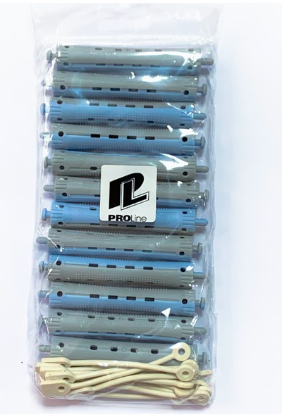 Pro Line Perma Bigudisi (12 Adet) Perma Lastiği (12 Adet) Gri N 13 91 mm Pro Line Perma Bigudisi (12 Adet) Perma Lastiği (12 Adet) Gri N 13 91 mm