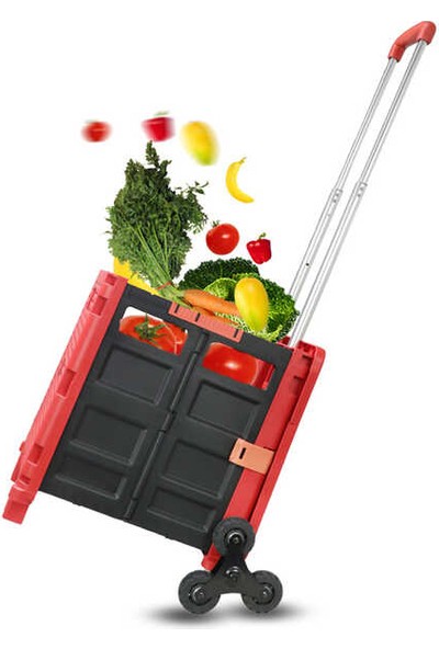 Stilmax Uzayan Tutma Kulpu Merdiven Çıkabilen Portatif Koli Yük Paket Taşıma El Pazar Arabası 100KG Stilmax Uzayan Tutma Kulpu Merdiven Çıkabilen Portatif Koli Yük Paket Taşıma El Pazar Arabası 100KG