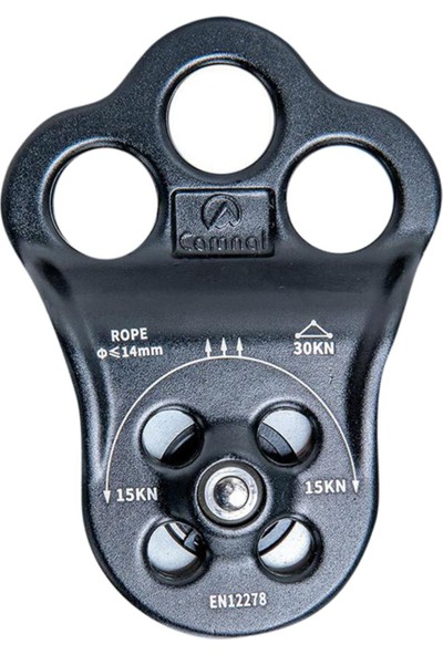 Homyl Sabit Yan Üçlü Zipline Kaya Tırmanma Kasnak Ağacı Arma Eklenti Siyah Homyl Sabit Yan Üçlü Zipline Kaya Tırmanma Kasnak Ağacı Arma Eklenti Siyah