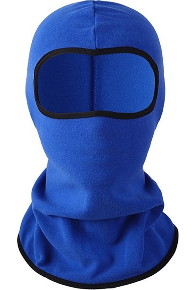 Real Me Rüzgar Geçirmez Termal Motosiklet Bisiklet Kayak Yüz Maskesi - Mavi (Yurt Dışından)