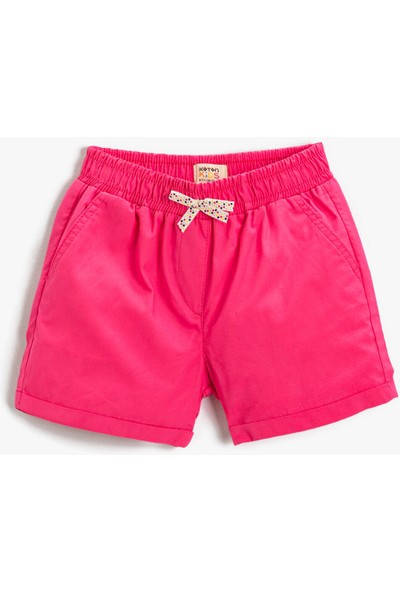 Koton Basic Fiyonklu Şort Pamuklu