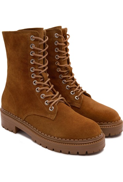 Lirio Açık Kahve Kadın Süet Bot