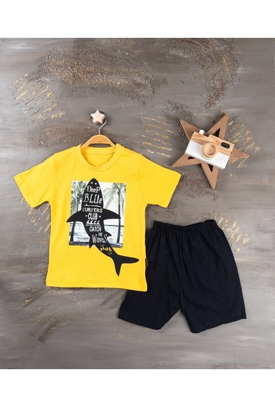 Saymoystar Kids Baskılı Erkek Çocuk 2li Takım Saymoystar Kids Baskılı Erkek Çocuk 2li Takım