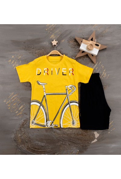 Saymoystar Kids Driver Baskılı Erkek Çocuk 2li Takım Saymoystar Kids Driver Baskılı Erkek Çocuk 2li Takım