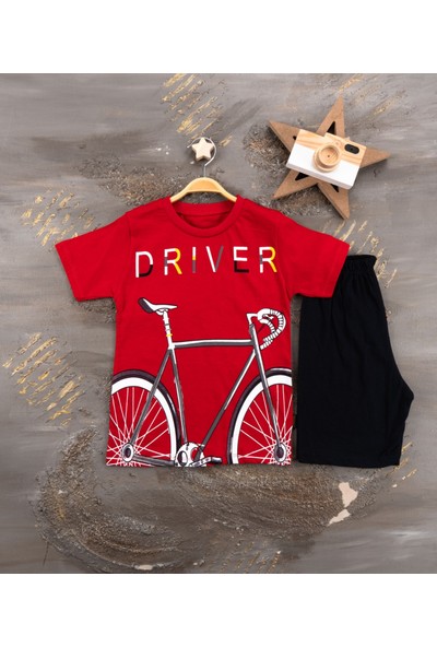 Saymoystar Kids Driver Baskılı Erkek Çocuk 2li Takım Saymoystar Kids Driver Baskılı Erkek Çocuk 2li Takım