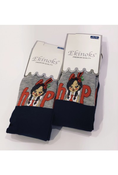 Ekinoks Sock Elena Hp Desenli Kız Külotlu Çorap