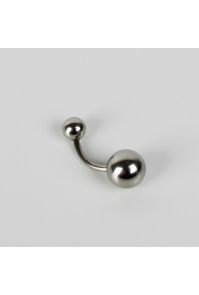 Afillix Concept Kt-Gümüş Renk Klasik Top Göbek PİERCİNGİ-20MM Afillix Concept Kt-Gümüş Renk Klasik Top Göbek PİERCİNGİ-20MM