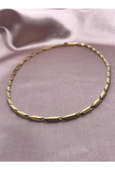 Quella Taki Kesik Zincir Gold Kolye Quella Taki Kesik Zincir Gold Kolye