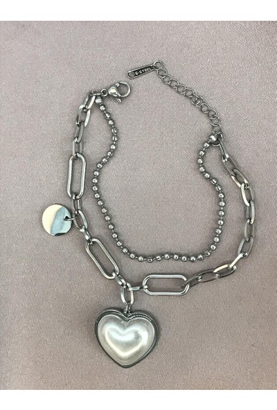 Quella Taki Çelik Love Bileklik Quella Taki Çelik Love Bileklik