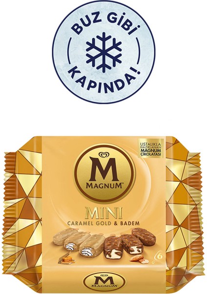 Magnum Mini Badem Karamel Gold 345 ml Fiyatı - Taksit Seçenekleri
