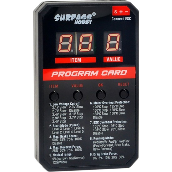 Shuai Yan Surpass Hobby V2 LED Program Kartı Için Rc Araba Fiyatı