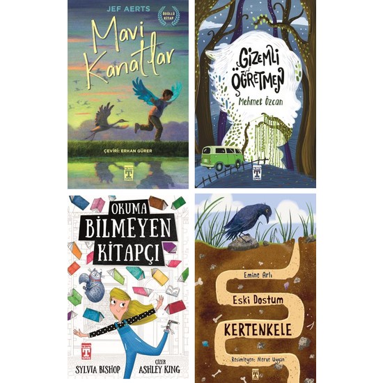 İlk Genç Timaş 3-4-5. Sınıflar Kitap Seti / Mavi Kanatlar - Kitabı