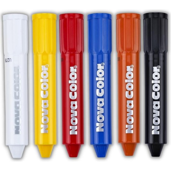 Nova Color Yüz Boyası 6 Renk 1 Paket Nova Color 6 Renk Yüz Fiyatı