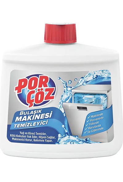 Porçöz Bulaşık Makinesi Temizleyicisi 250 ml