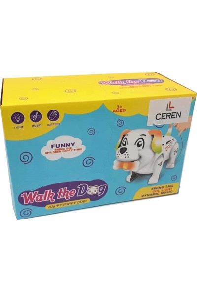 C Toys Işıklı Sesli ve Pilli Yürüyen Köpek C Toys Işıklı Sesli ve Pilli Yürüyen Köpek