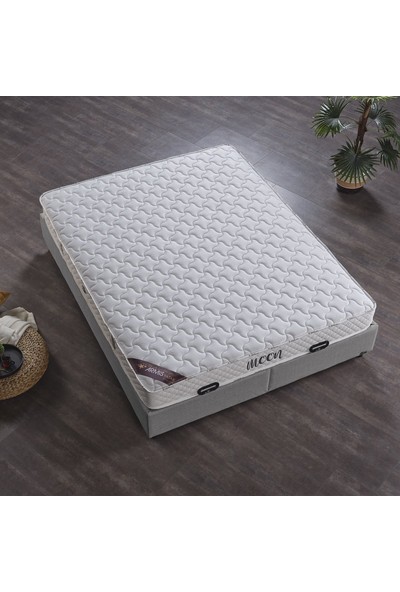 Moon Yatak Çift Taraflı Kullanım ve Yüksek Yoğunluklu Sünger Katmanı (Tek Kişilik - 90x190 cm) Moon Yatak Çift Taraflı Kullanım ve Yüksek Yoğunluklu Sünger Katmanı (Tek Kişilik - 90x190 cm)