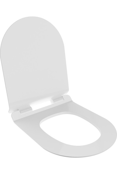 Bocchı Tuttı Slım Klozet Kapağı - Parlak Beyaz Bocchı Tuttı Slım Klozet Kapağı - Parlak Beyaz